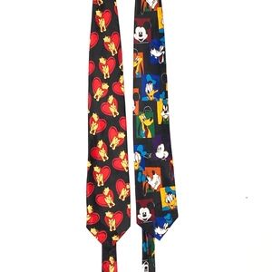 Disney | Accessories | Disney Characters Ties Mickey Mouse Pooh Bear ...